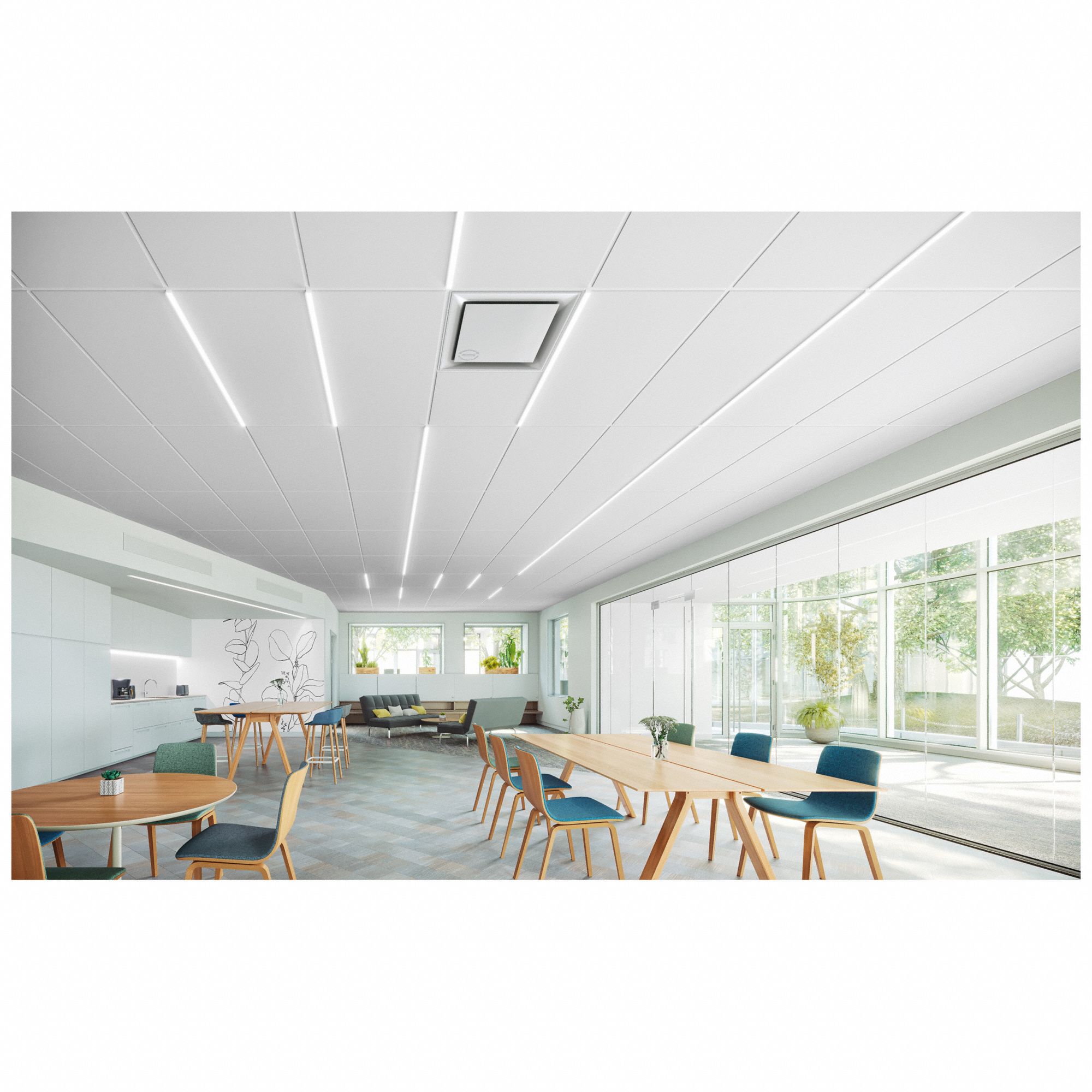 ARMSTRONG, 1986, 24 in x 60 in, Ceiling Tile - 32WM03|1986 - Grainger