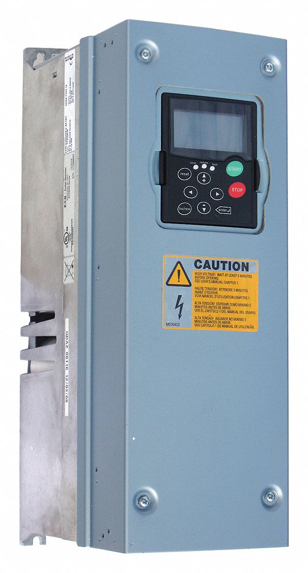 EATON, 480V AC, 100 hp Max Output Power, Variable Frequency Drive ...