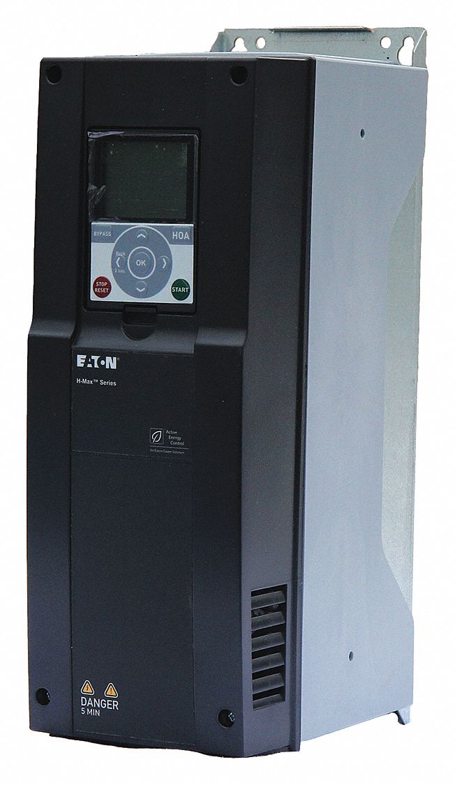 EATON, 480V AC, 20 hp Max Output Power, Variable Frequency Drive ...