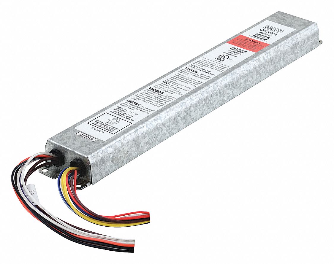 DUAL-LITE, 120/277, 700 lm, Linear Fluorescent Emergency Ballast ...
