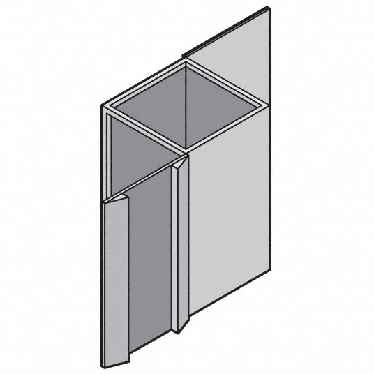 RITTAL Industrial Workstation: Painted Carbon Steel, 35 in Ht, 24 in Wd ...