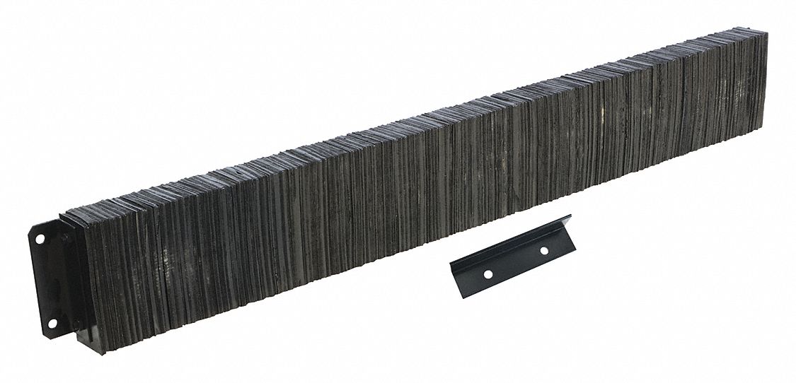 Rectangular, 12 in x 98 1/4 in x 4 1/2 in, Dock Bumper - 32X005|1296-4. ...