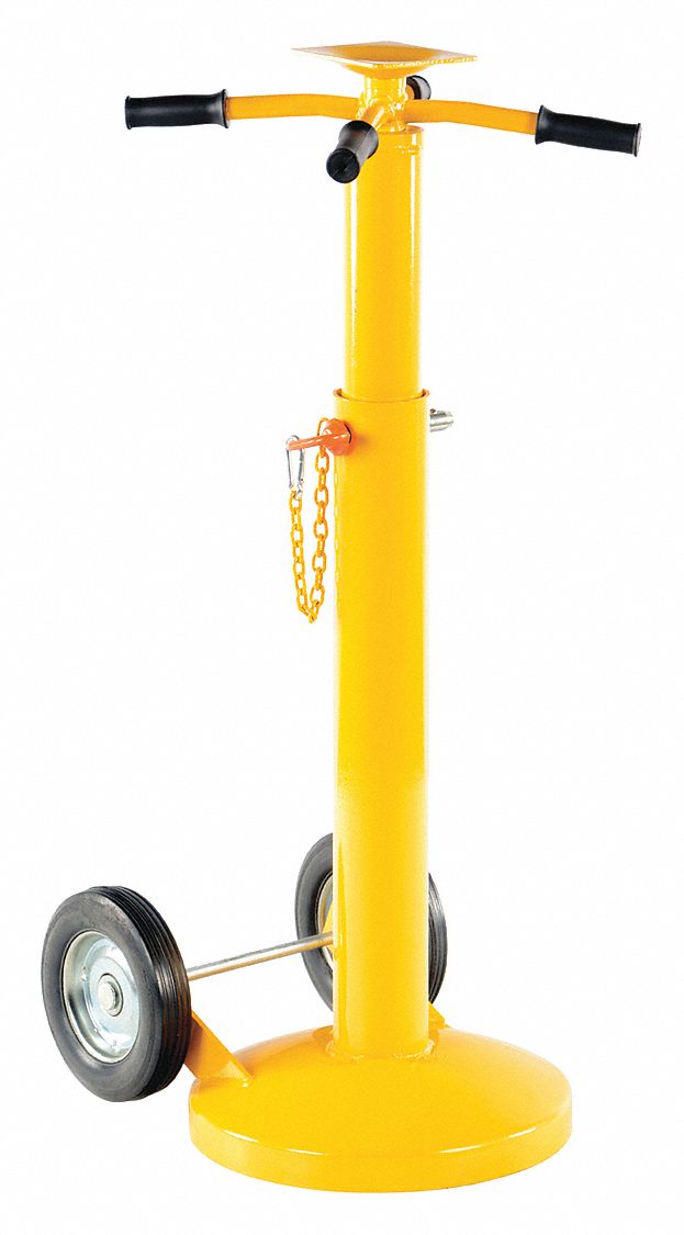 VESTIL, Steel, 41 in Min Lift, Trailer Stabilizing Economy Jack ...
