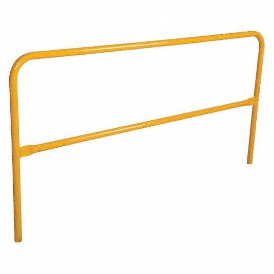 VESTIL, Toe Board Not Included, 2 Rail Levels, Handrail Section ...