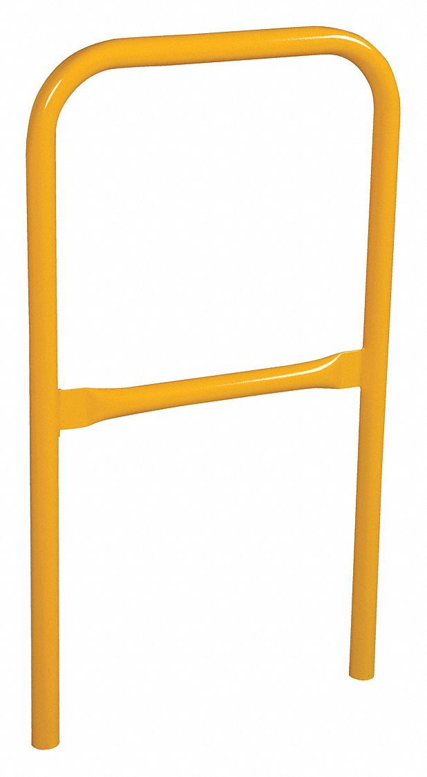 VESTIL, Toe Board Not Included, 2 Rail Levels, Handrail Section ...