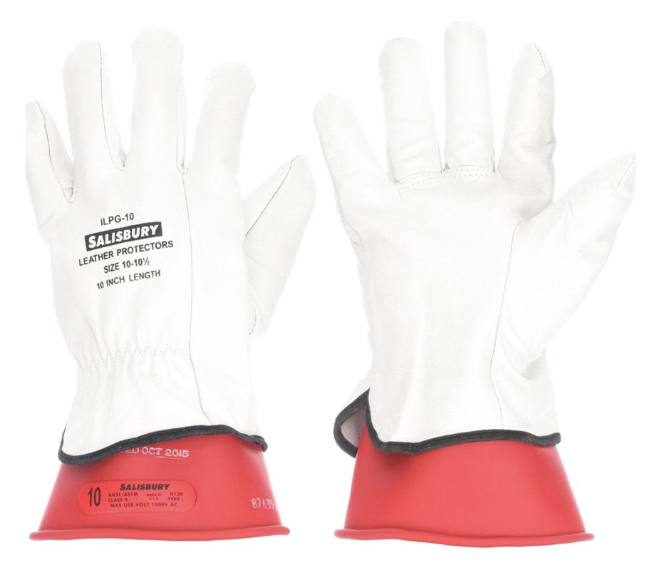 SALISBURY Kit Guantes Dieléctricos,8,1000VCA,PR - 3RMX6 | GK011R/8 ...