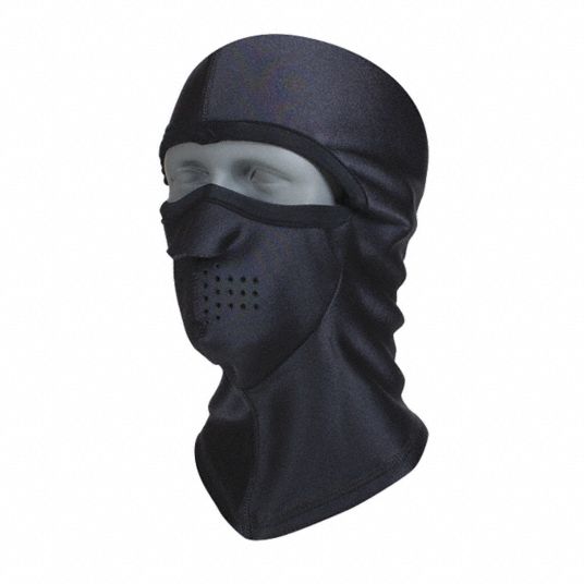 REFRIGIWEAR, Balaclava, Black, Balaclava - 32XF24|0098RBLKLAR - Grainger