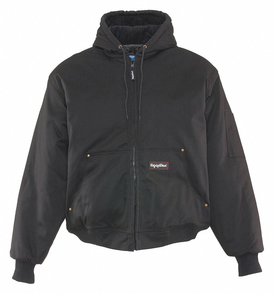 REFRIGIWEAR, Jacket, Men's, Jacket Service Jacket Black Large - 32XN22 ...