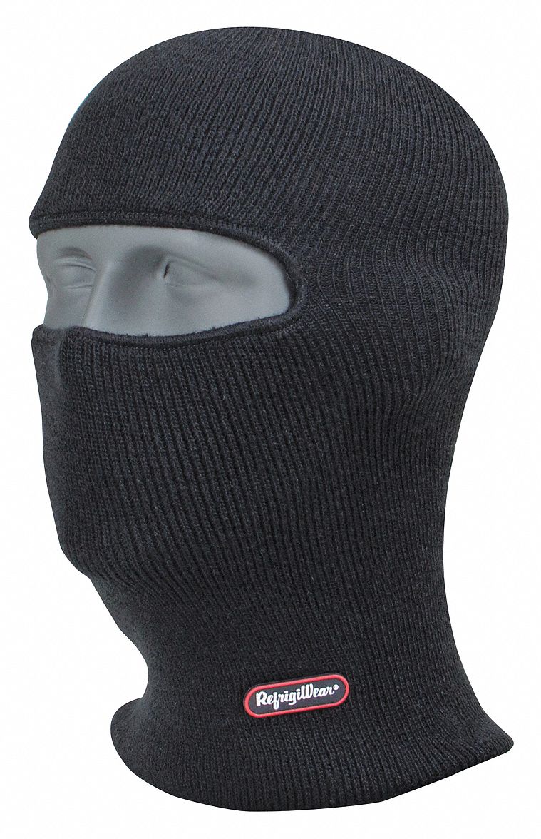 REFRIGIWEAR, Open-Hole Face Mask, Black, Balaclava - 32XN44|0057RBLKOSA ...