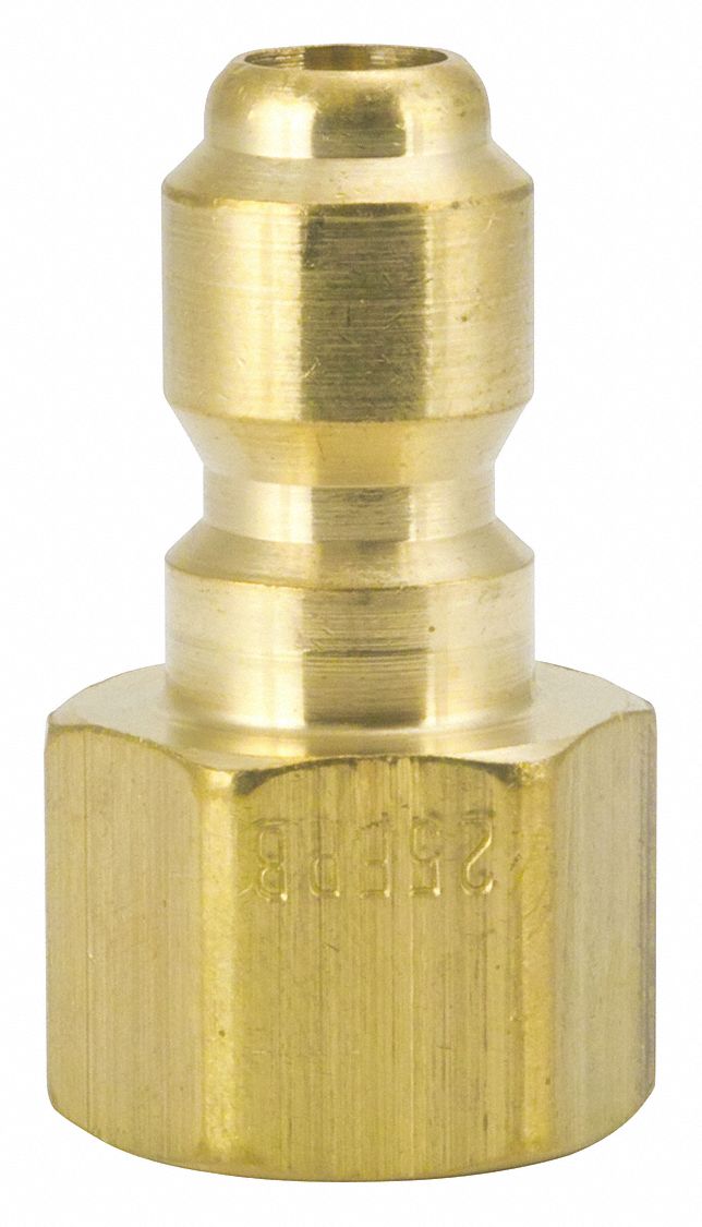 Brass, 3/4 in Fitting Pipe Size, Brass Plug 3/4 In.,FPT - 32XU68|75FPB ...
