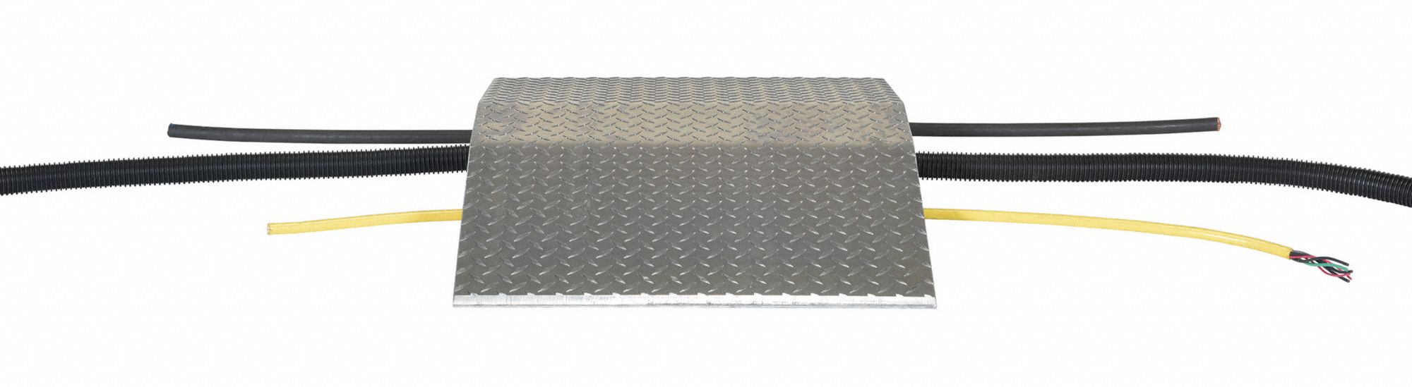 VESTIL Cable Ramp: 24 in Wd, 3 3/8 in Ht, 36 in Lg, 2,100 lb/Axle ...