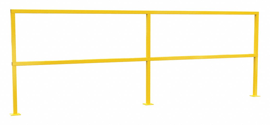 VESTIL, Toe Board Not Included, 4 in x 4 in, Safety Handrail - 32Z718 ...