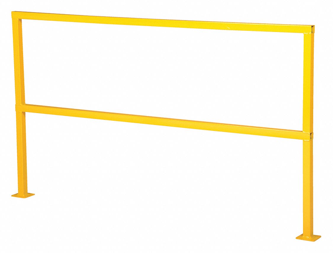 VESTIL, Toe Board Not Included, 4 in x 4 in, Safety Handrail - 32Z769 ...