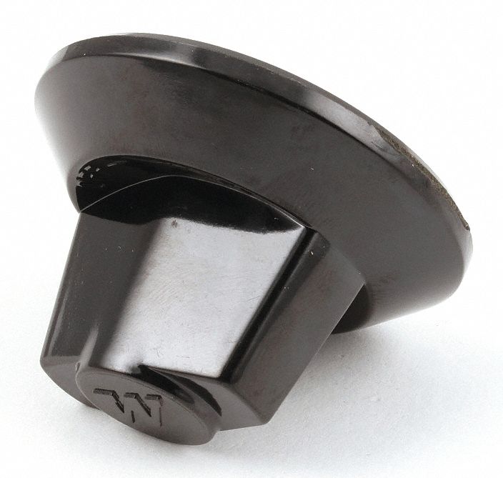Knob,Control Black,w/Set Screw, Fits Brand Vulcan Hart - Grainger