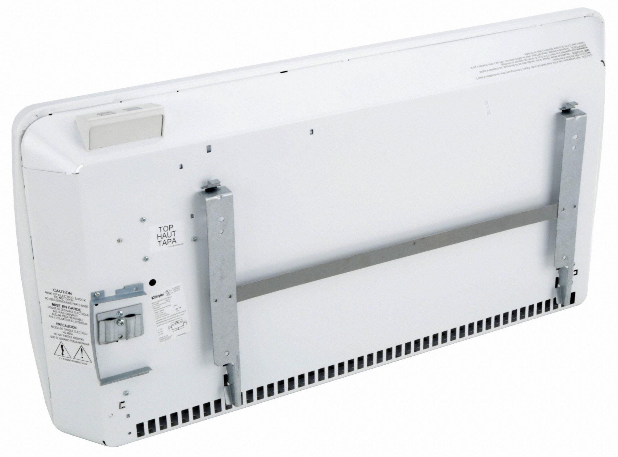 DIMPLEX Surface-Mount Electric Wall Heater, 1500W/2000W, 208V AC/240V ...
