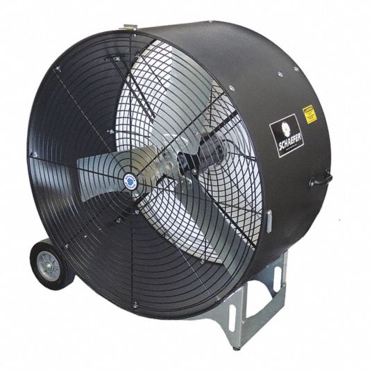SCHAEFER, 36 in Blade Dia, 2 Speeds, Standard-Duty Industrial Fan ...