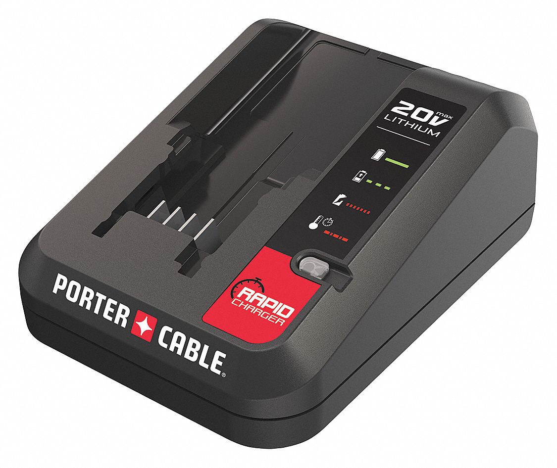 Porter Cable, Single-Port Charging, Battery Charger - 32ZU55|PCC692L ...