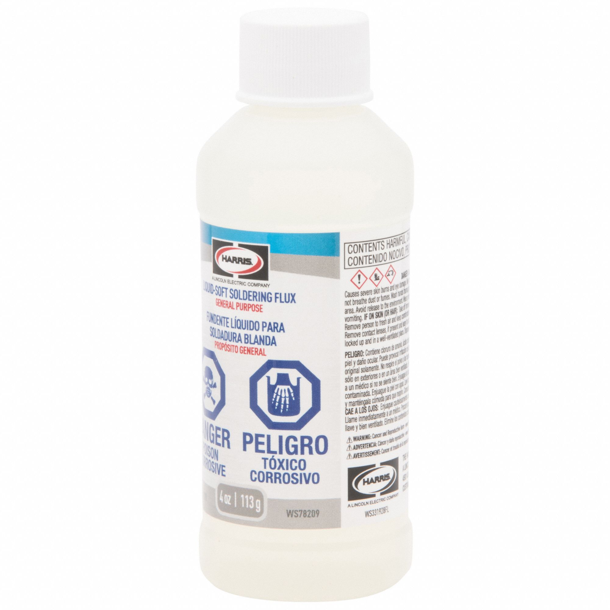 HARRIS Solder Flux: 4 oz, Bottle - 1UYK3|331928 - Grainger