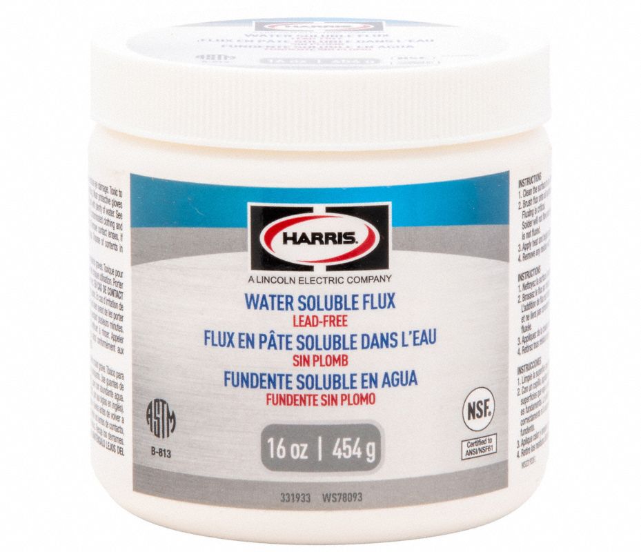 HARRIS Fundente Libre de Plomo Soluble en Agua - 1UYJ9 | 331933 ...
