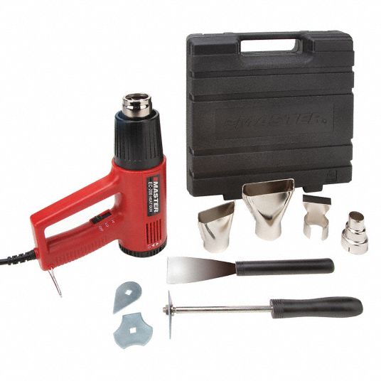 MASTER APPLIANCE Heat Gun Kit: Pistol-Grip, 120V AC, Two-Prong, 100°F ...