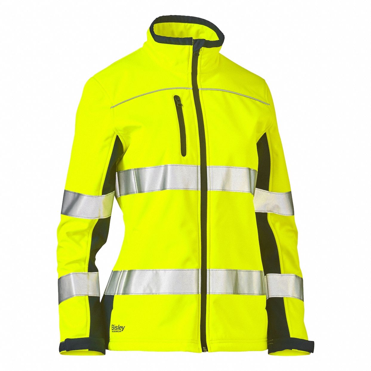 BISLEY, Horizontal, ANSI Class 2, Jacket - 820YG8|333W6059T-YLNV/XL ...