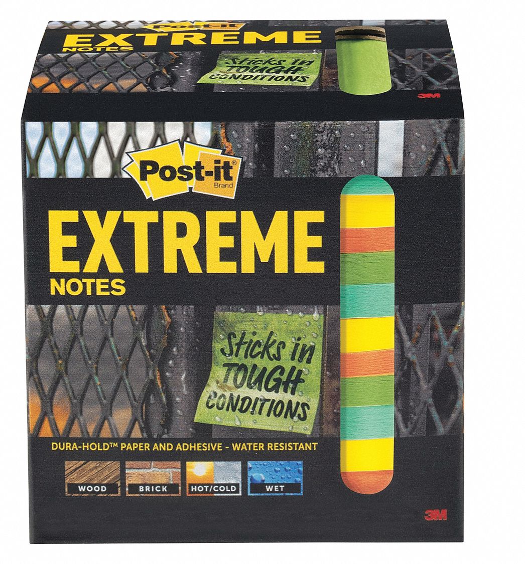 3M Sticky Notes: Orange/Blue/Green/Yellow, Std, 45 Sheets per Pad, 12 ...