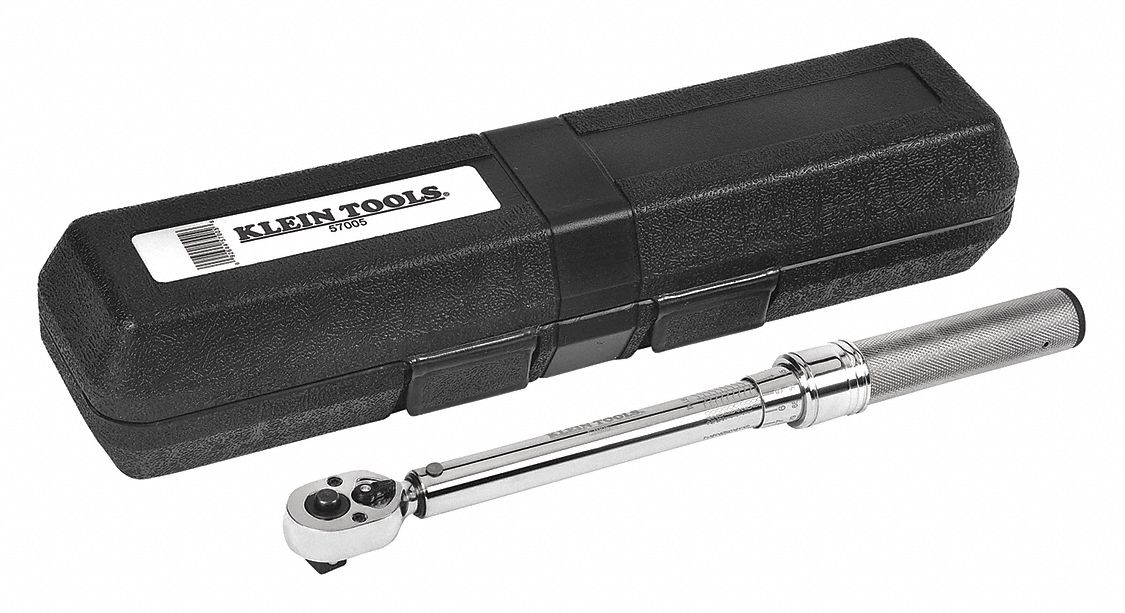 KLEIN TOOLS, Torque Wrench,Square Drive,3/8", Torque Wrench,Square ...