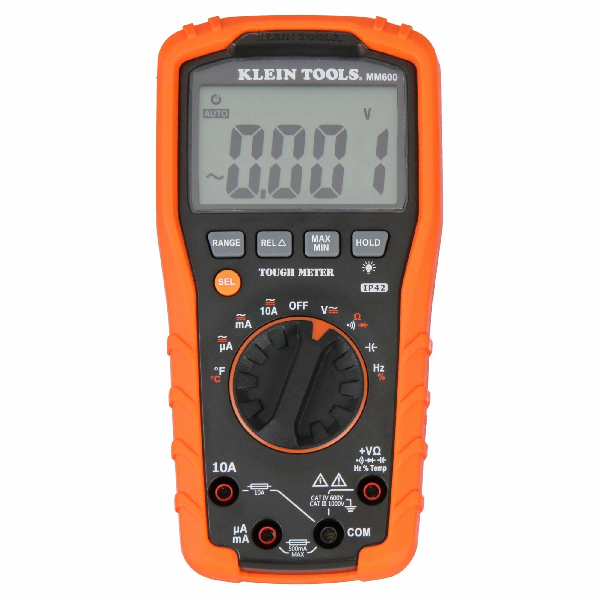 KLEIN TOOLS, CAT III 1000V/CAT IV 600V, Avg, Digital Multimeter ...