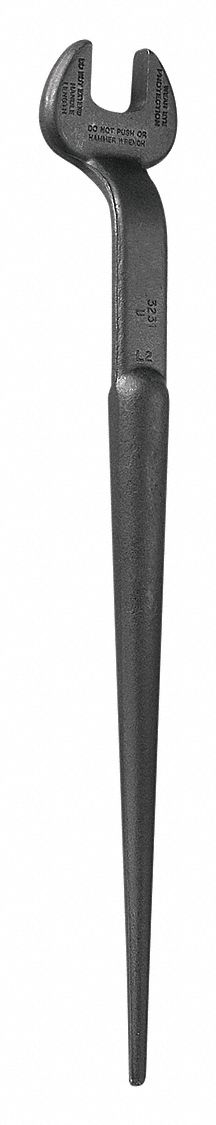 KLEIN TOOLS, Alloy Steel, Black Oxide, Spud Wrench - 335D29|3212 - Grainger