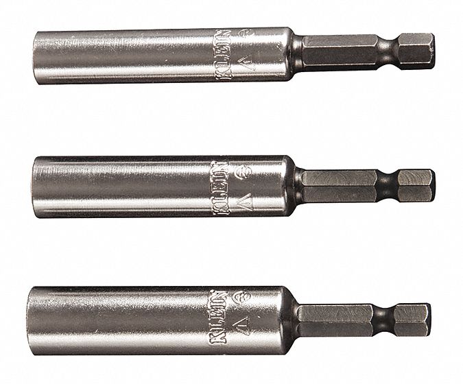 KLEIN TOOLS, 3, PK, Power Nut Driver Set,PK3 - 335Y90|32759 - Grainger