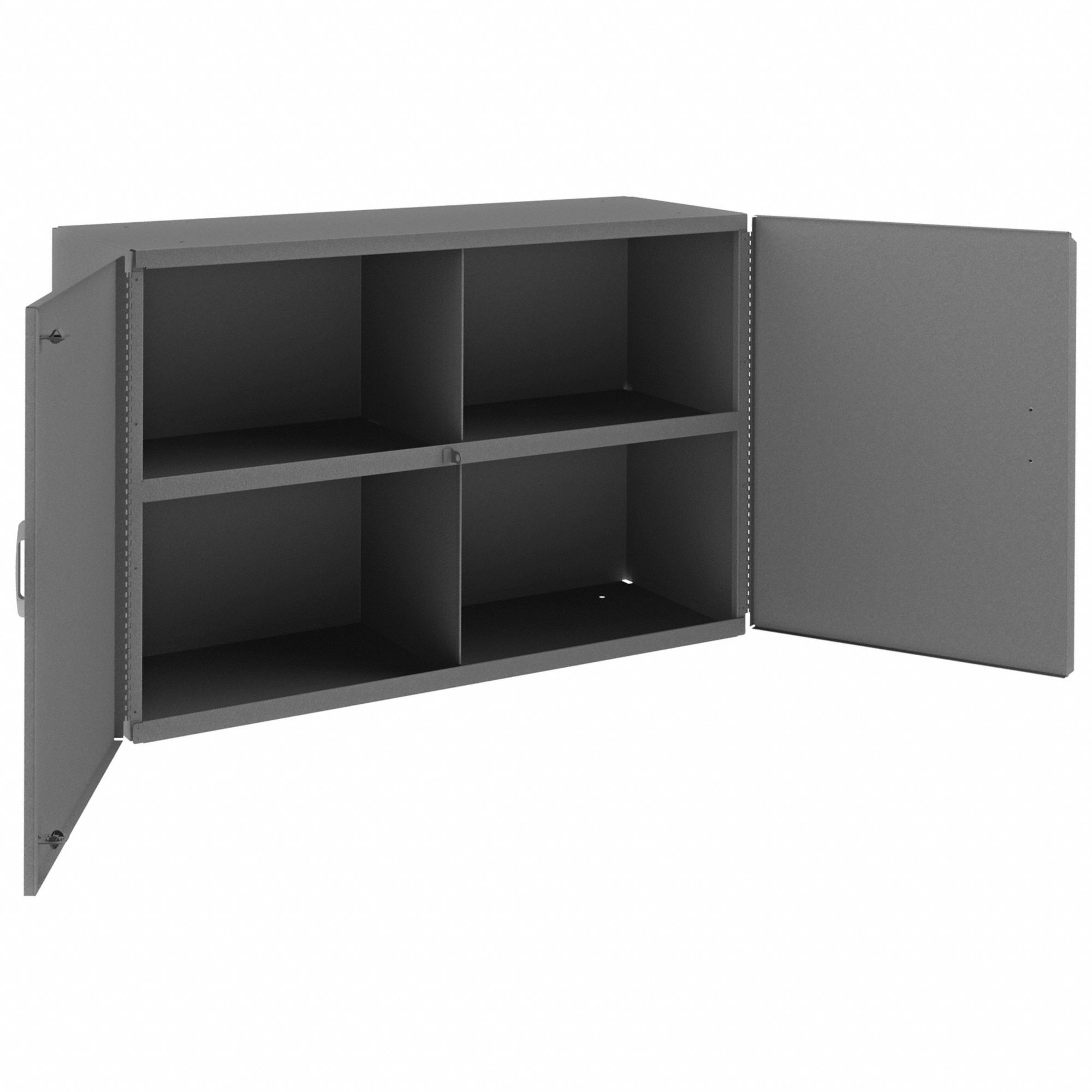 DURHAM MFG Gabinete de Almacenamiento, Gris, Acero, Giratoria, Estándar ...