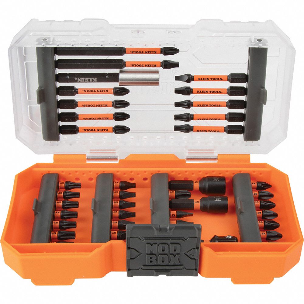 KLEIN TOOLS, Bit Holders/Nutsetters/Screwdriver Bits, Impact Rated ...