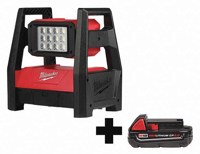 MILWAUKEE, M18™ REDLITHIUM™, Battery Included, Cordless Work Light ...