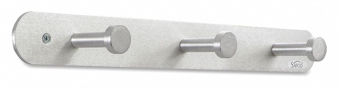 Rack, Coat,3 Hook,Svr - Grainger