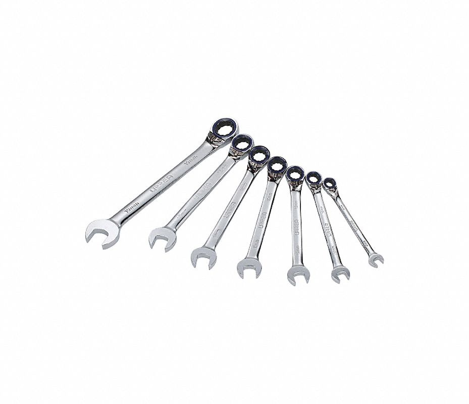 URREA Juego de Llaves Combinadas 7 herramientas Acero Cromo Vanadio 5" a 9" - 339YV6 | 12MR7M ...