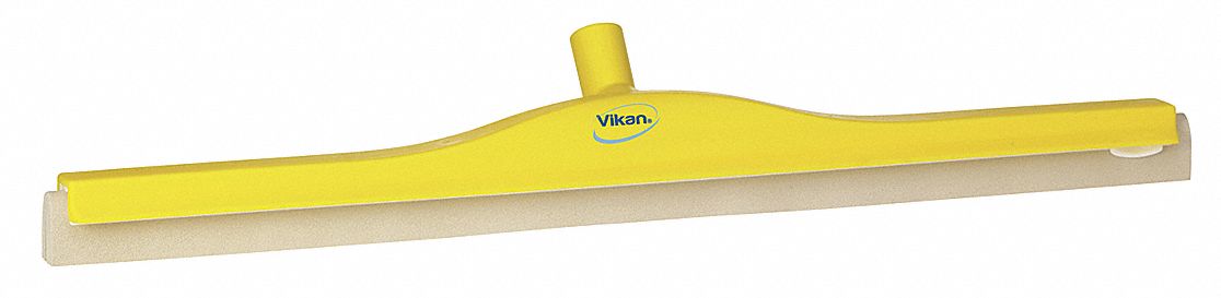 VIKAN, 28 in Blade Wd, Yellow, Floor Squeegee - 33F542|77656 - Grainger