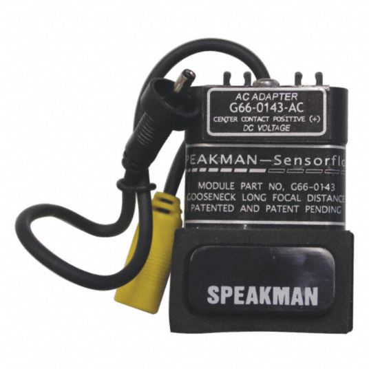 SPEAKMAN, For S-82Xx Series, Plastic, Sensor and AC Adaptor - 33F664 ...