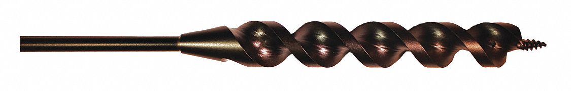 EAGLE TOOL US Auger Style Cable Drill Bit: 3/8 in Drill Bit Size, 54 in ...