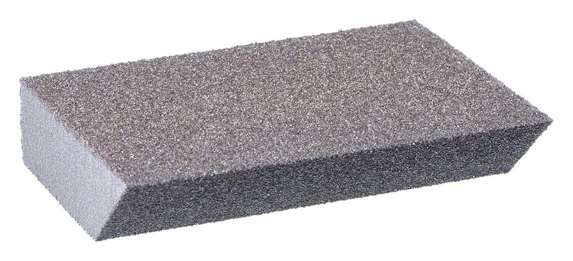 NORTON, 2 7/8 in W x 4 7/8 in L x 1 in T, Aluminum Oxide, Single-Angle ...