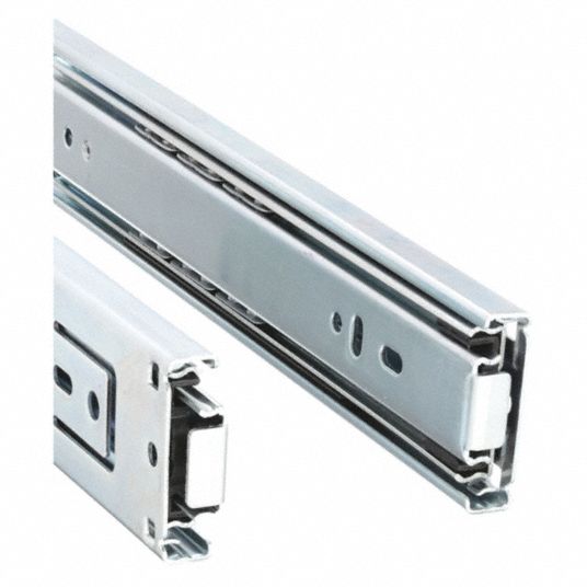 Side Drawer Slide, Non Disconnect, Normal Slide, Extension Type: Full ...
