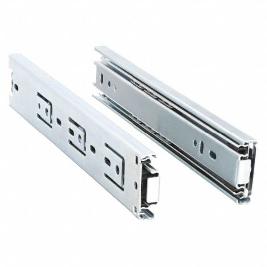 Side Drawer Slide, Non Disconnect, Normal Slide, Extension Type: Full ...