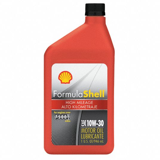 FORMULA SHELL Conventional, Engine Oil, 1 qt, 10W-30, For Use With ...