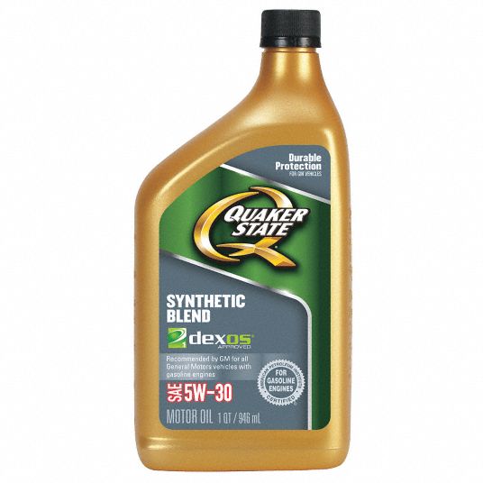 QUAKER STATE, Synthetic Blend, 1 qt Size, Engine Oil - 33GR57|550030990 ...
