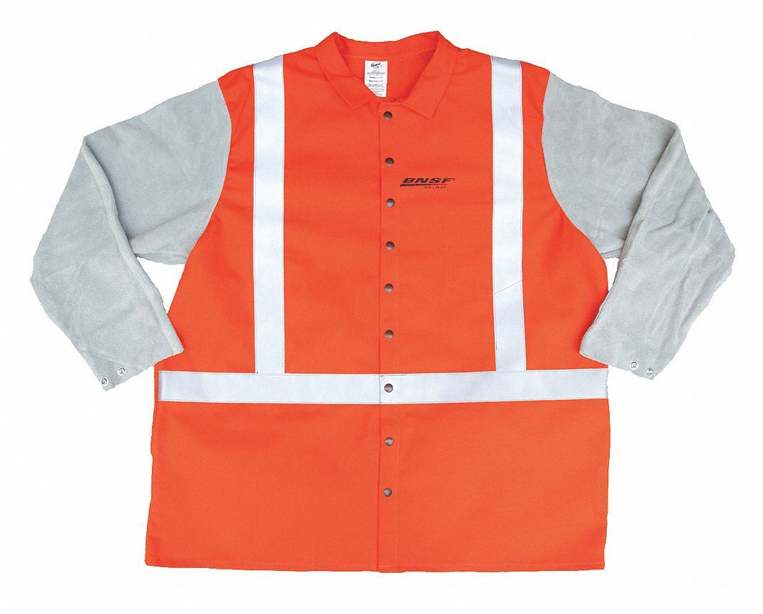 GUARD LINE, Orange Banwear Jackets 30 In. L,9 Oz. - 33GV33|ORBW5CL2LSXL ...