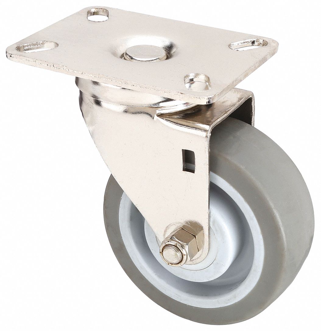 Swivel, No Brake, Plate Caster - 33H929|33H929 - Grainger