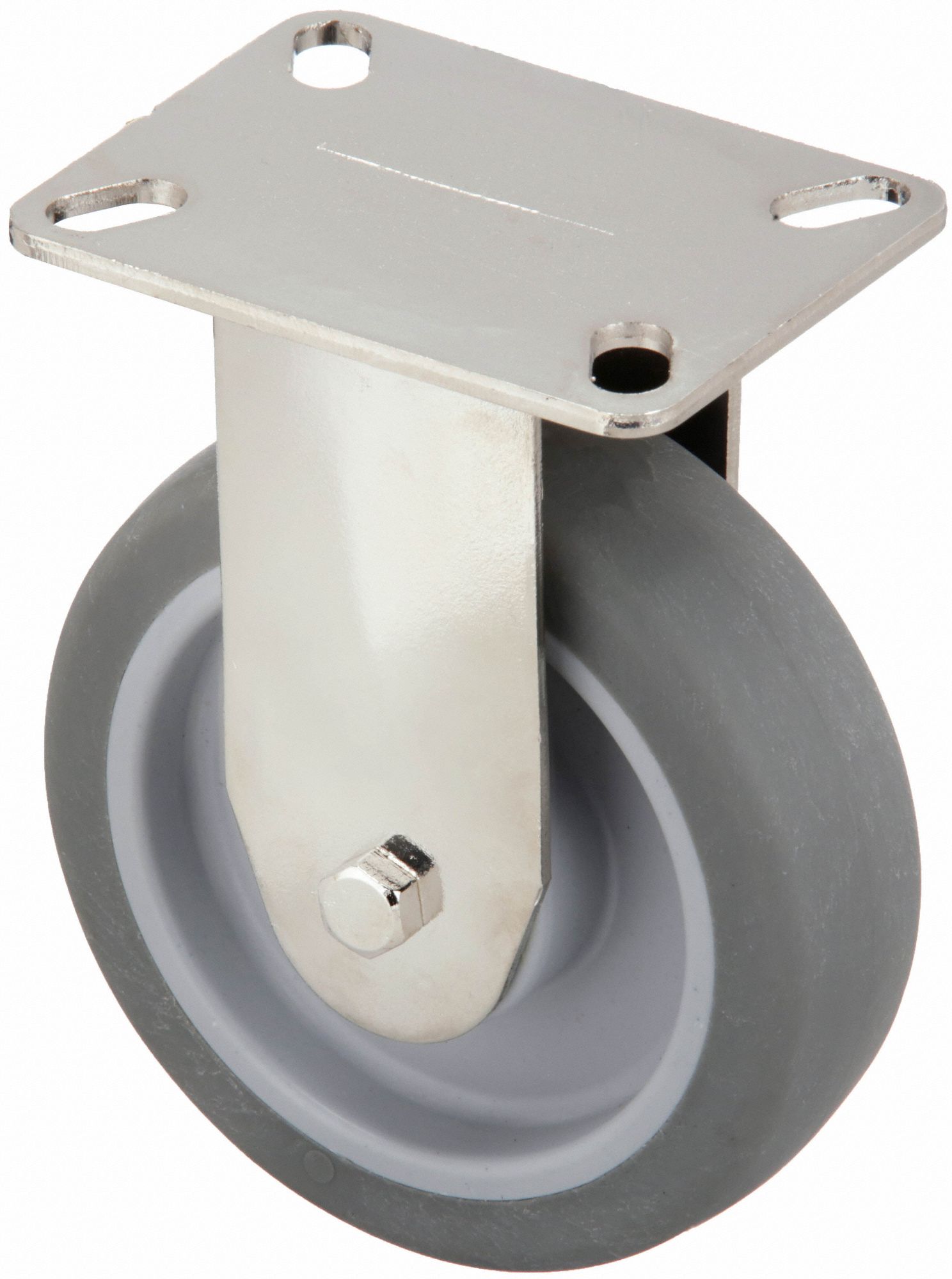 Rigid, No Brake, Plate Caster - 33H933|33H933 - Grainger