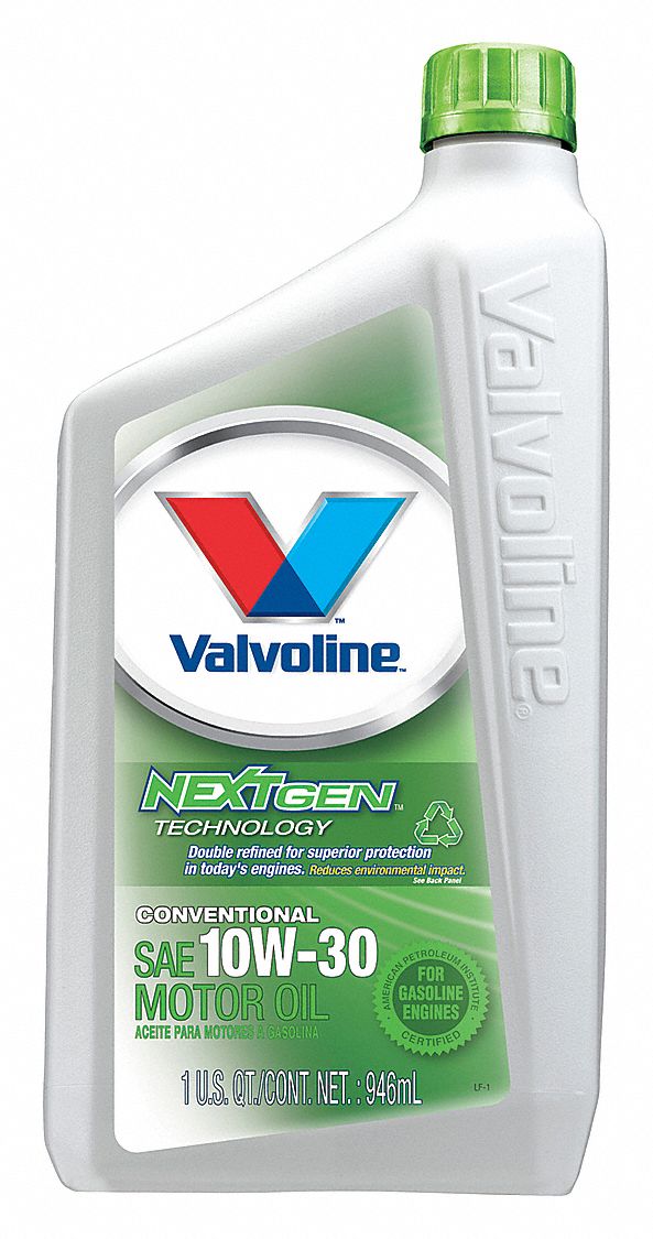 Conventional, Engine Oil, 1 qt, 10W-30, For Use With Gasoline Engines ...