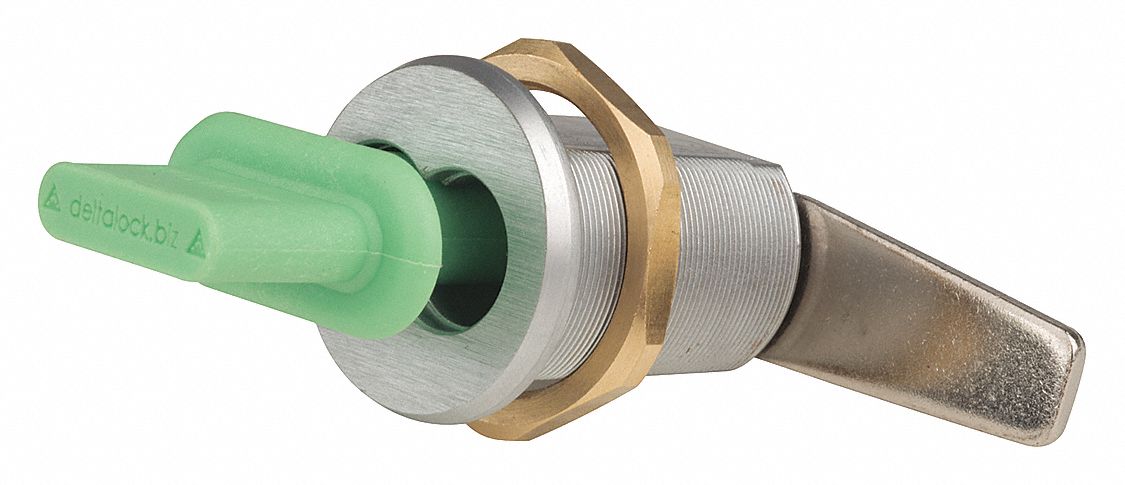 DELTA LOCK Interchangeable Core Keyed Cam Lock, Keyed Different, For ...