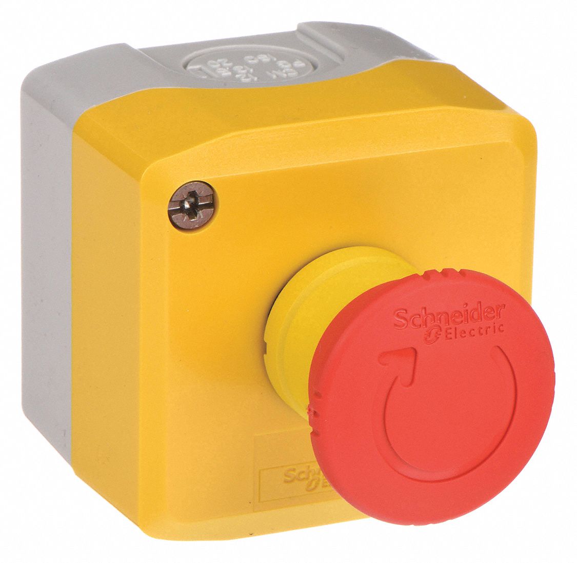 SCHNEIDER ELECTRIC, Mushroom Head Push Button, 0 Pilot Lights, Control Station - 33HP29 ...