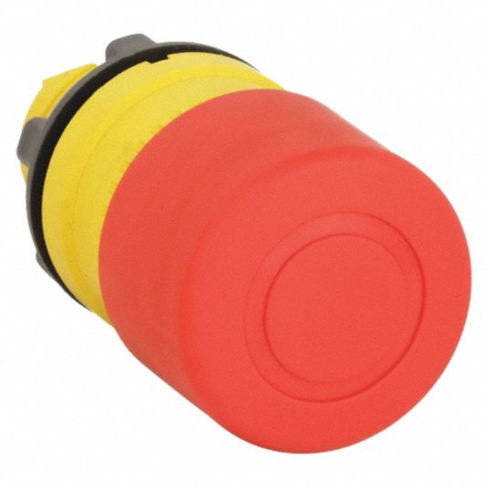 SCHNEIDER ELECTRIC, 22 mm Mounting Size, Non-Metallic, Emergency Stop ...